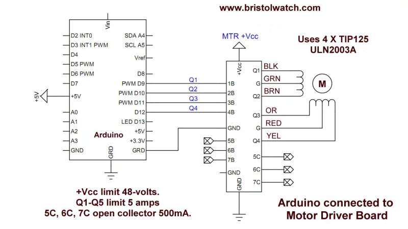 ULN2003A Darlington Transistor Array Circuit Examples